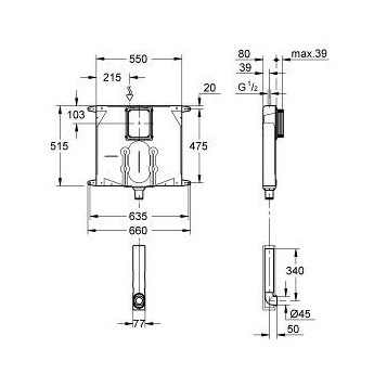 Смывной бачок Grohe Flushing cistern solo (38863000) в интернет ...