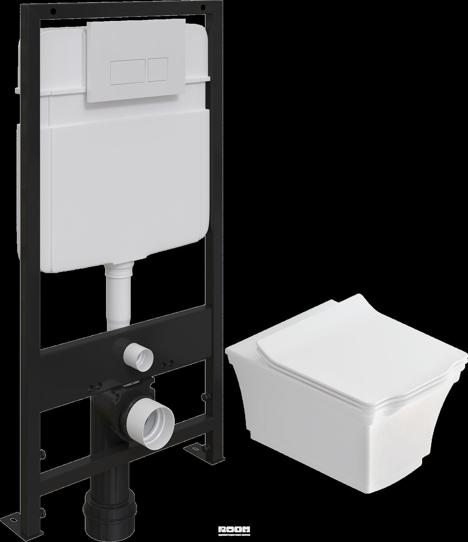 Комплект Унитаз подвесной STWORKI Хадстен SETK3304-0616-001-1-6000 с ...