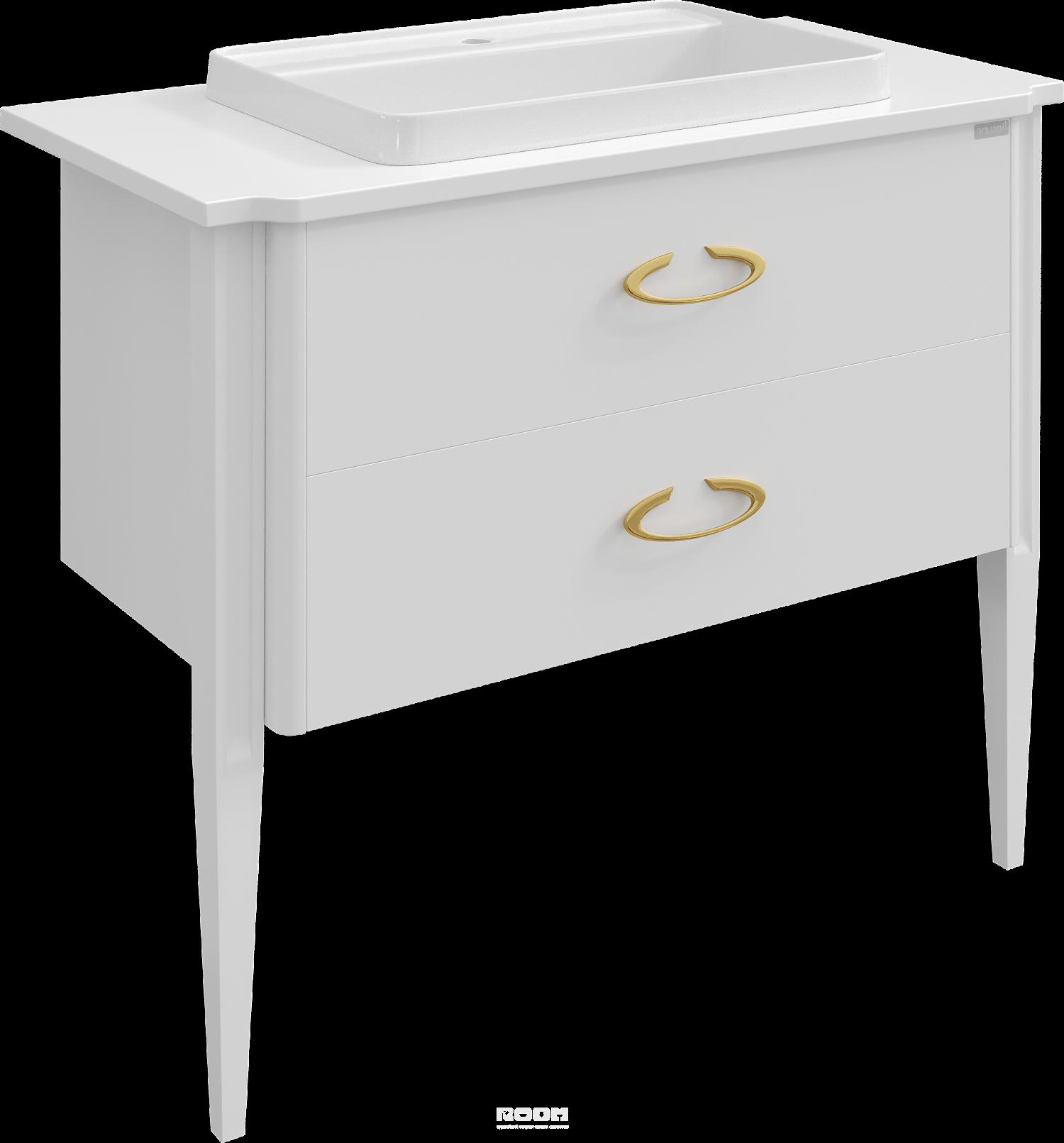 Мебель для ванной STWORKI Luna 100 white (600884) в интернет магазине Santehnika-Room с ...